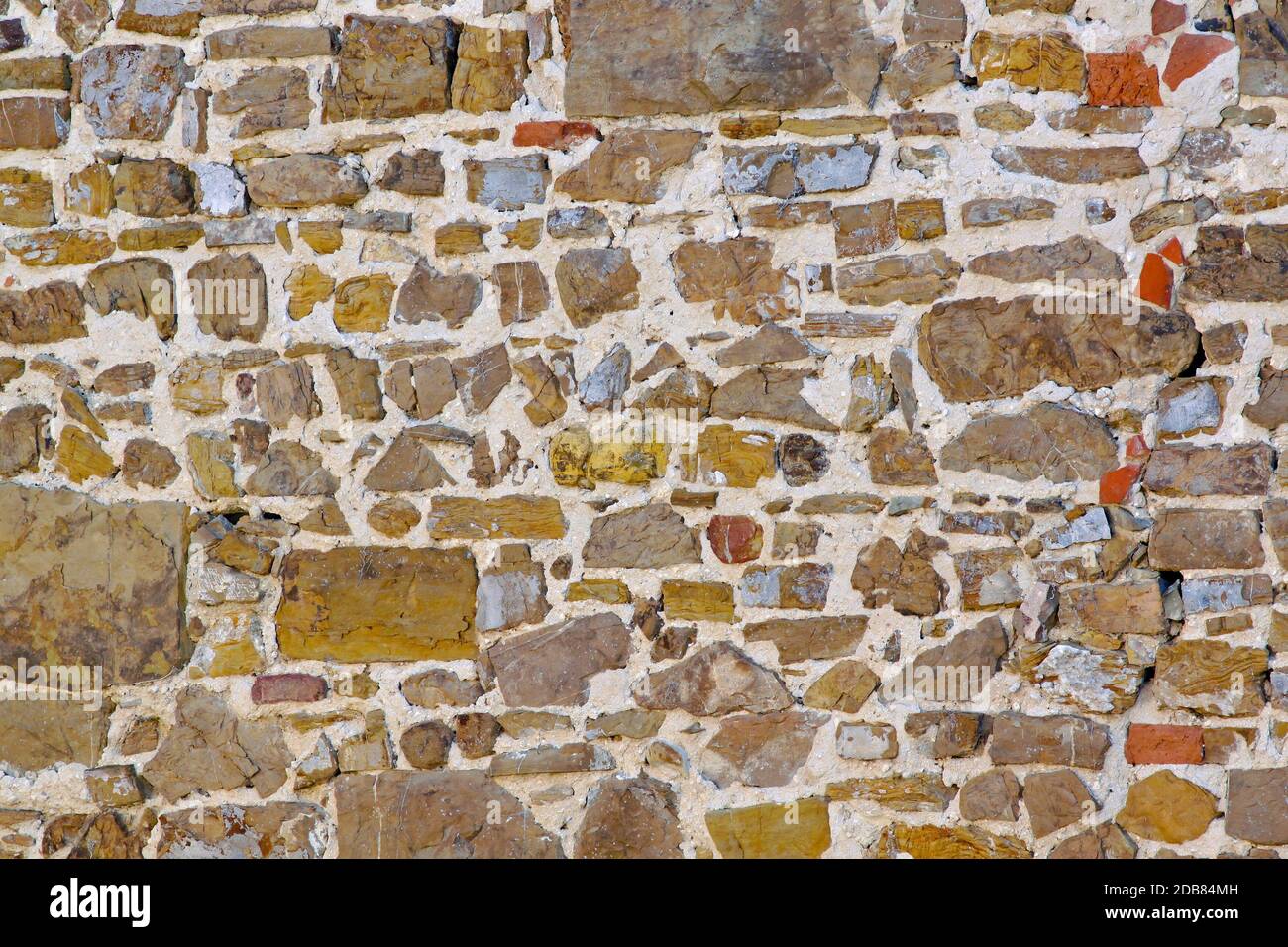 Very old stone wall from medieval Tuscany Stock Photo - Alamy