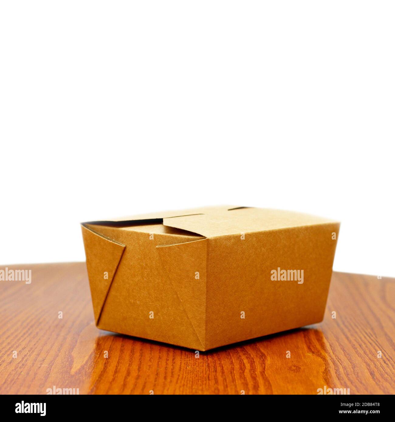 Closed box made from corrugated fibre board Stock Photo - Alamy