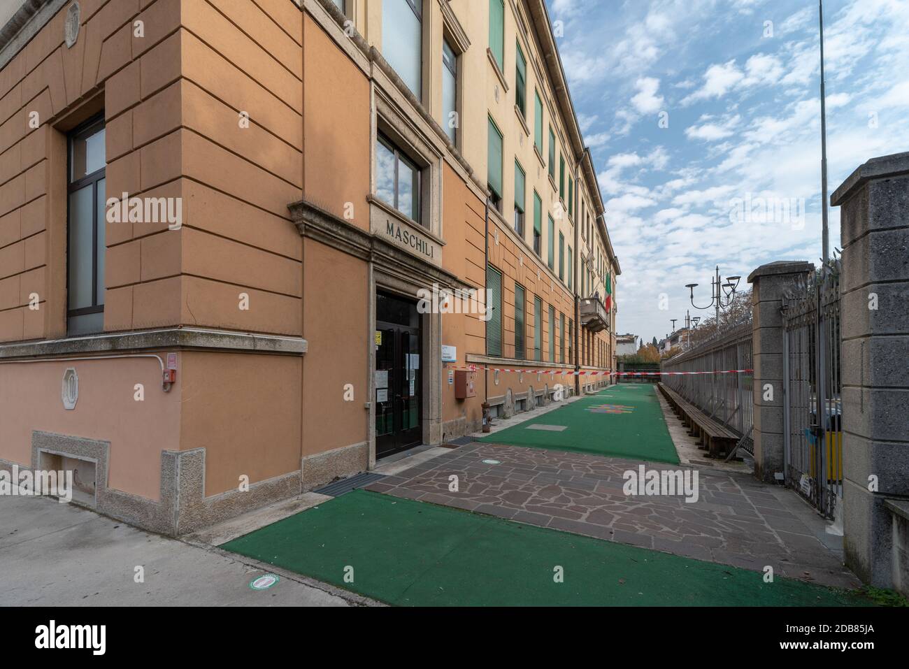 External view of school, Italian school building Stock Photo - Alamy