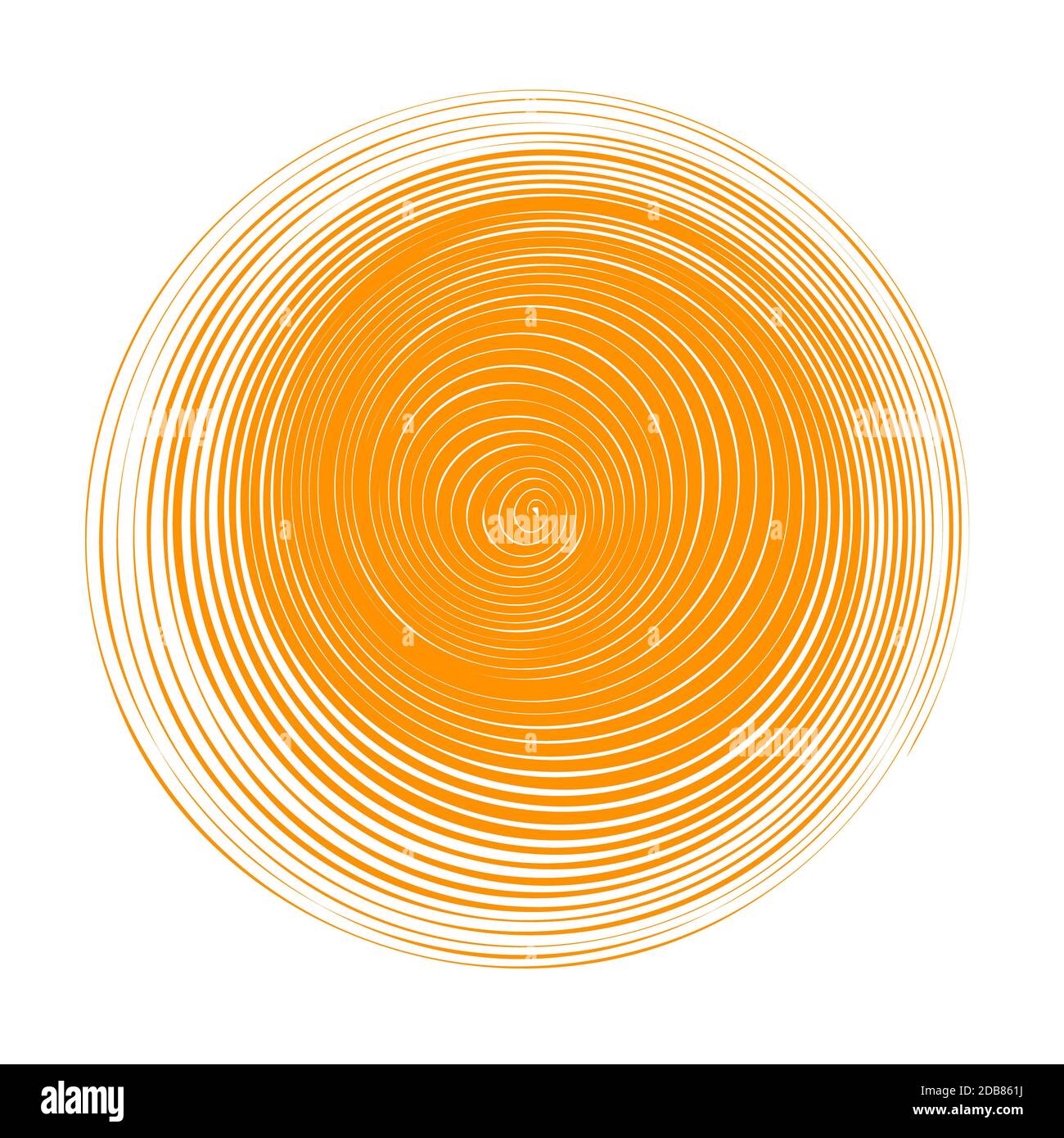 Abstract orange circle banner. Vector illustration Stock Photo - Alamy