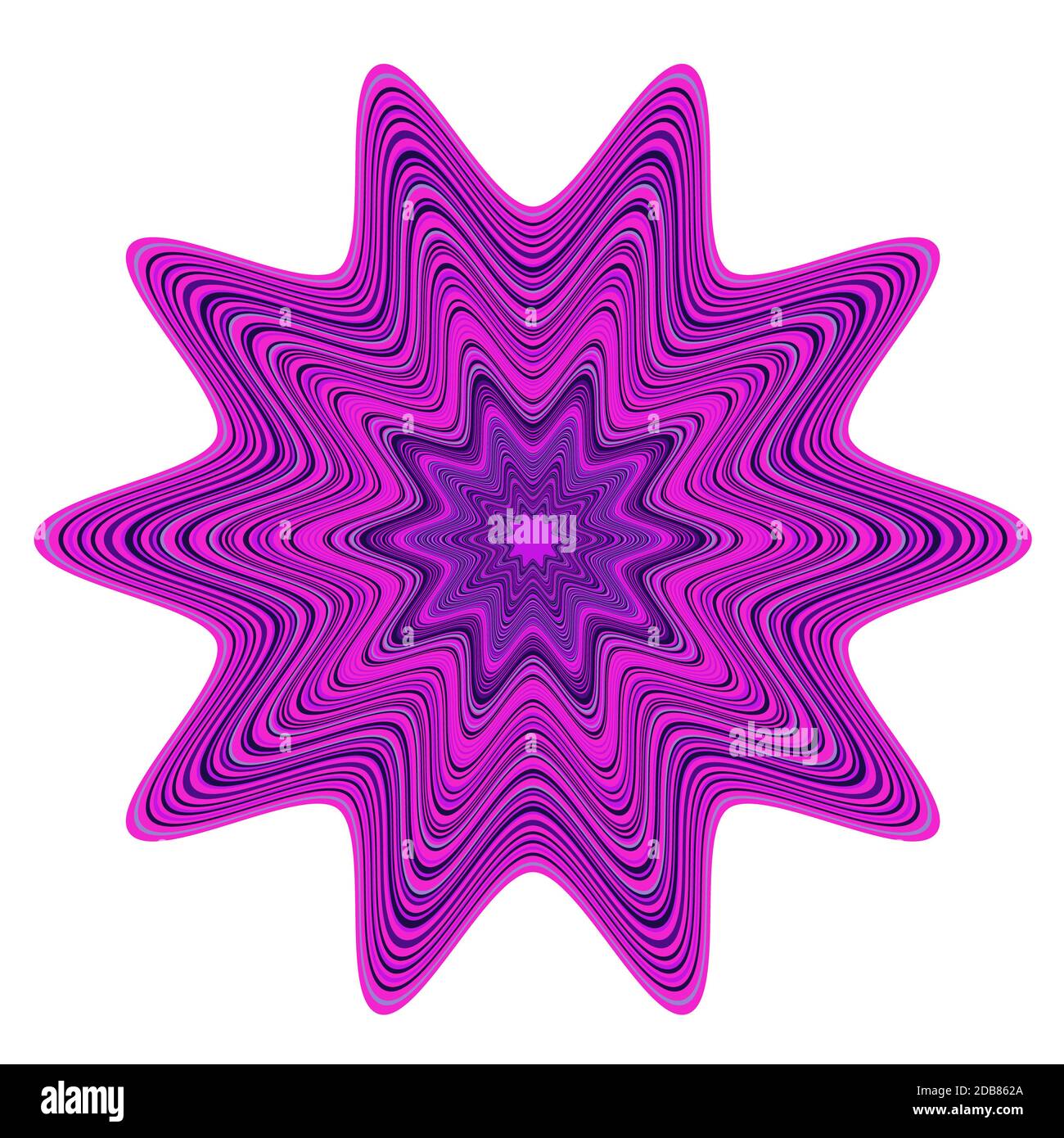 Violet and purple abstract star. Vector illustration Stock Photo - Alamy