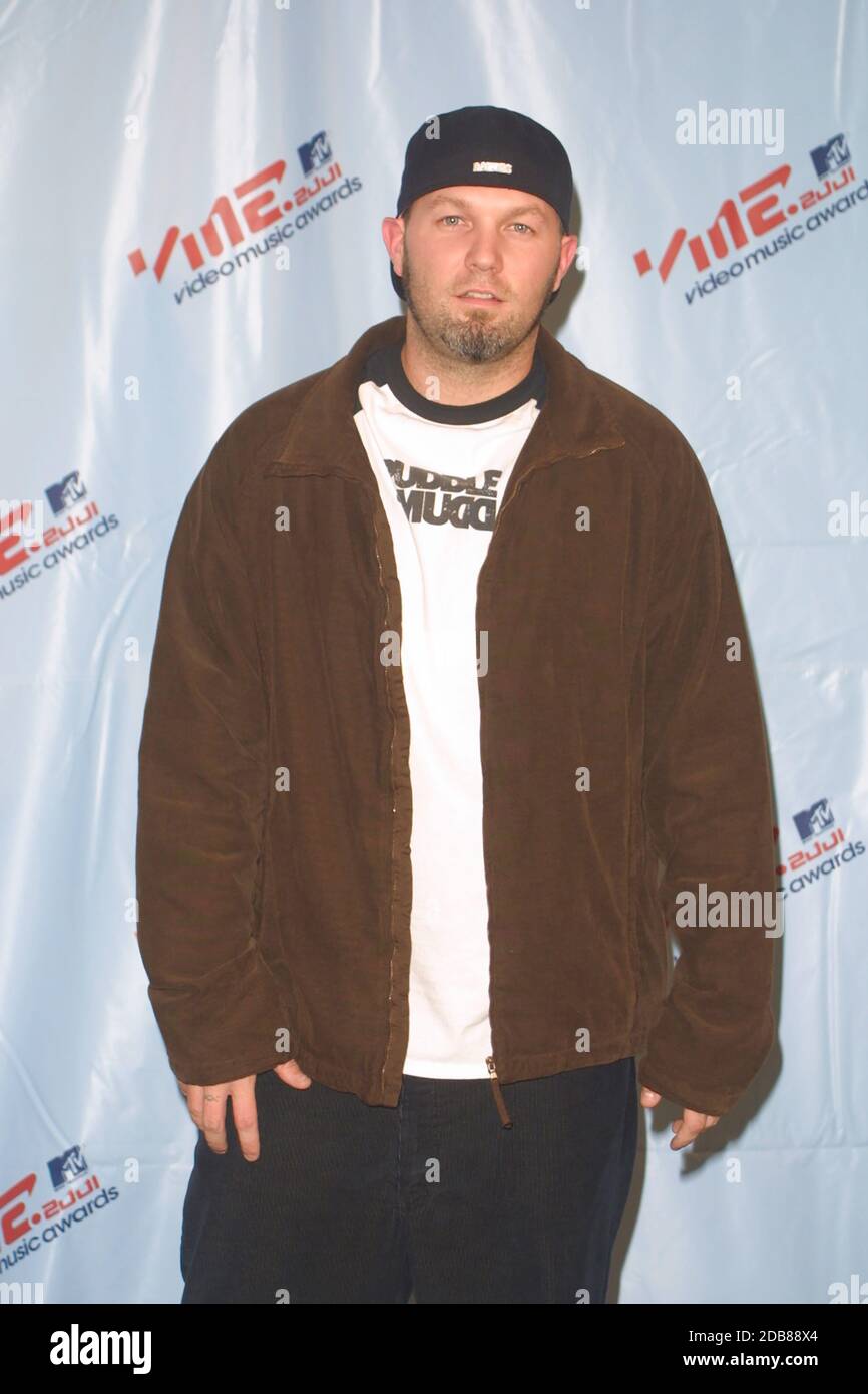 Fred Durst of Limp Bizkit arriving at the press room for the 2001 MTV ...