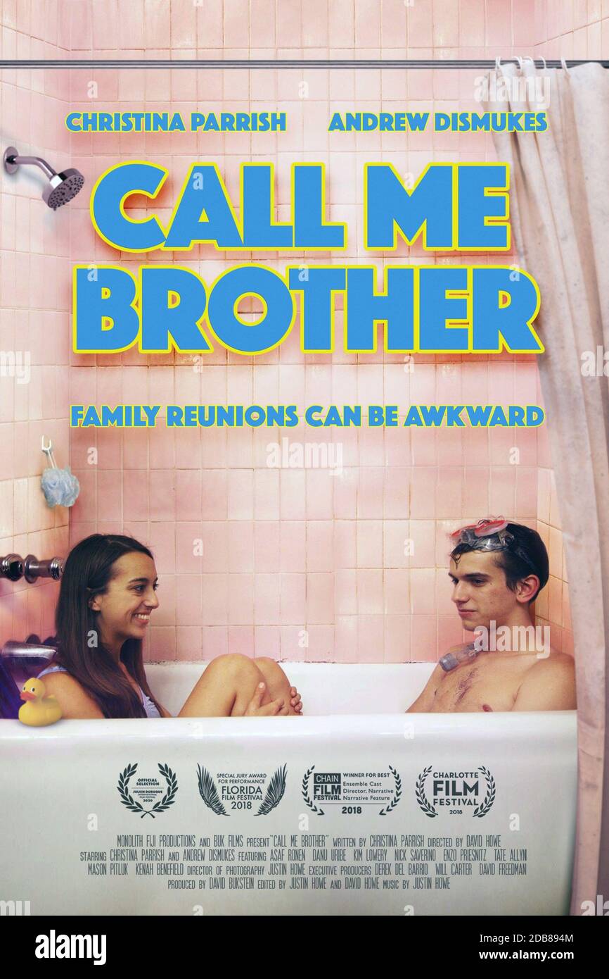 CALL ME BROTHER, poster, from left: Christina Parrish, Andrew Dismukes ...