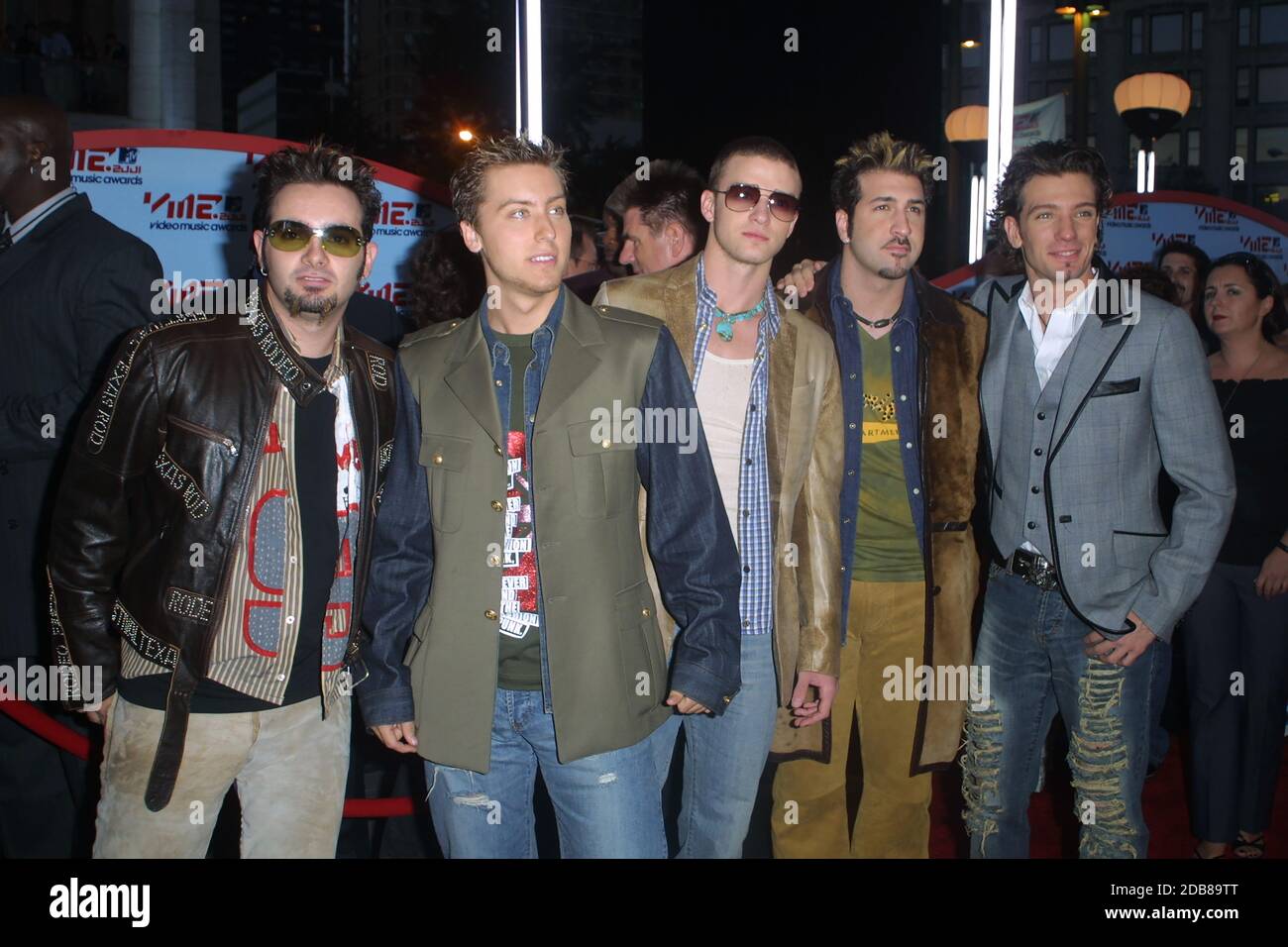 Joey Fatone, Chris Kirkpatrick, Justin Timberlake, Lance Bass, and JC ...