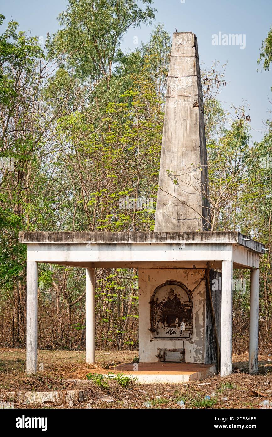 Cremation Buddhism, architecture of crematorium in Asia Stock Photo - Alamy