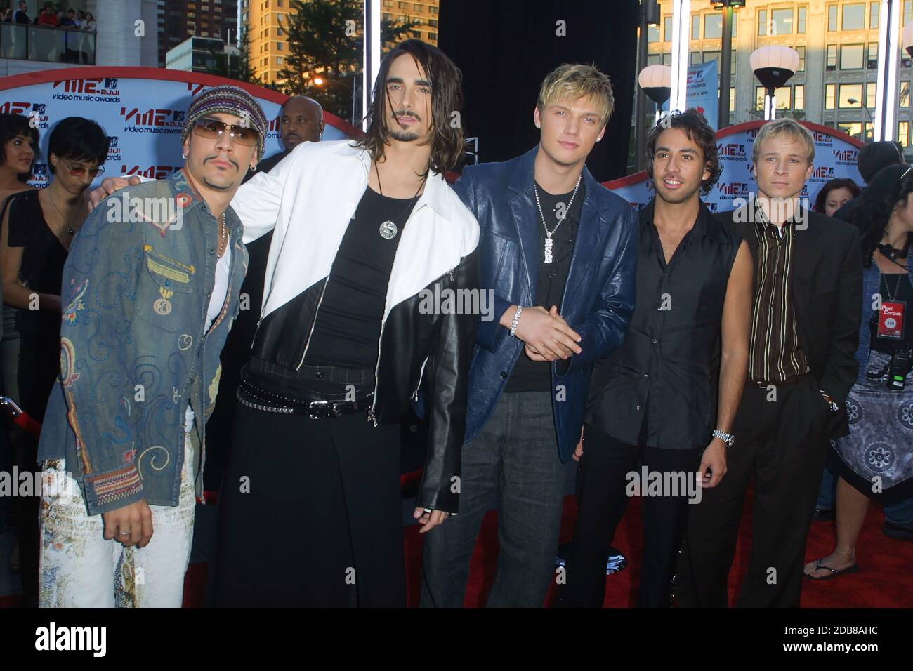 *NSYNC arriving at the 2001 MTV Video Music Awards held at the ...