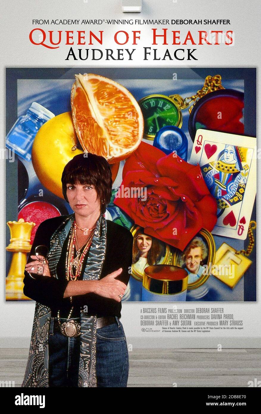 QUEEN OF HEARTS: AUDREY FLACK, US poster, artist Audrey Flack, 2019 ...