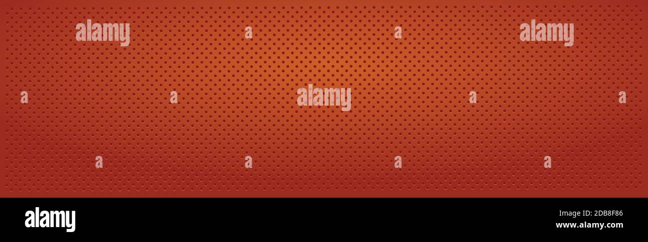 Red perforated background texture with red holes and a glow Stock ...