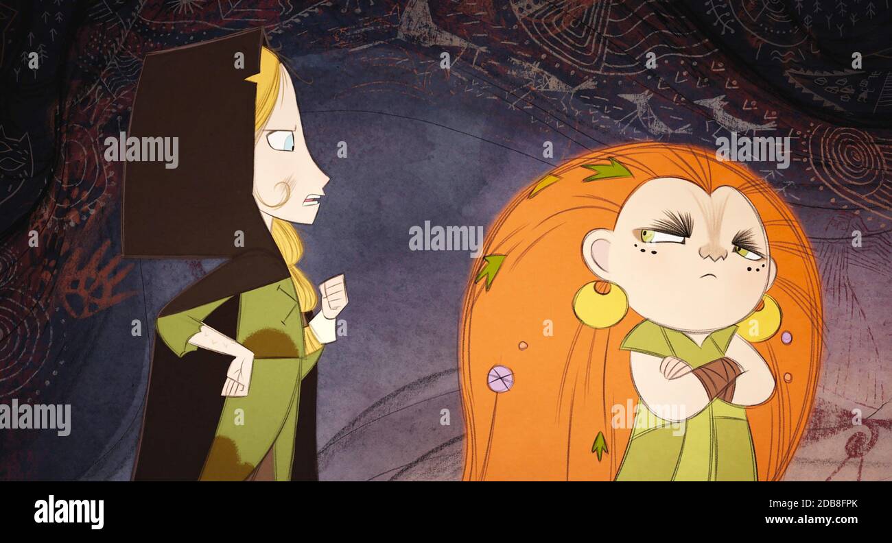 WOLFWALKERS, from left: Robyn Goodfellowe (voice: Honor Kneafsey), Mebh ...