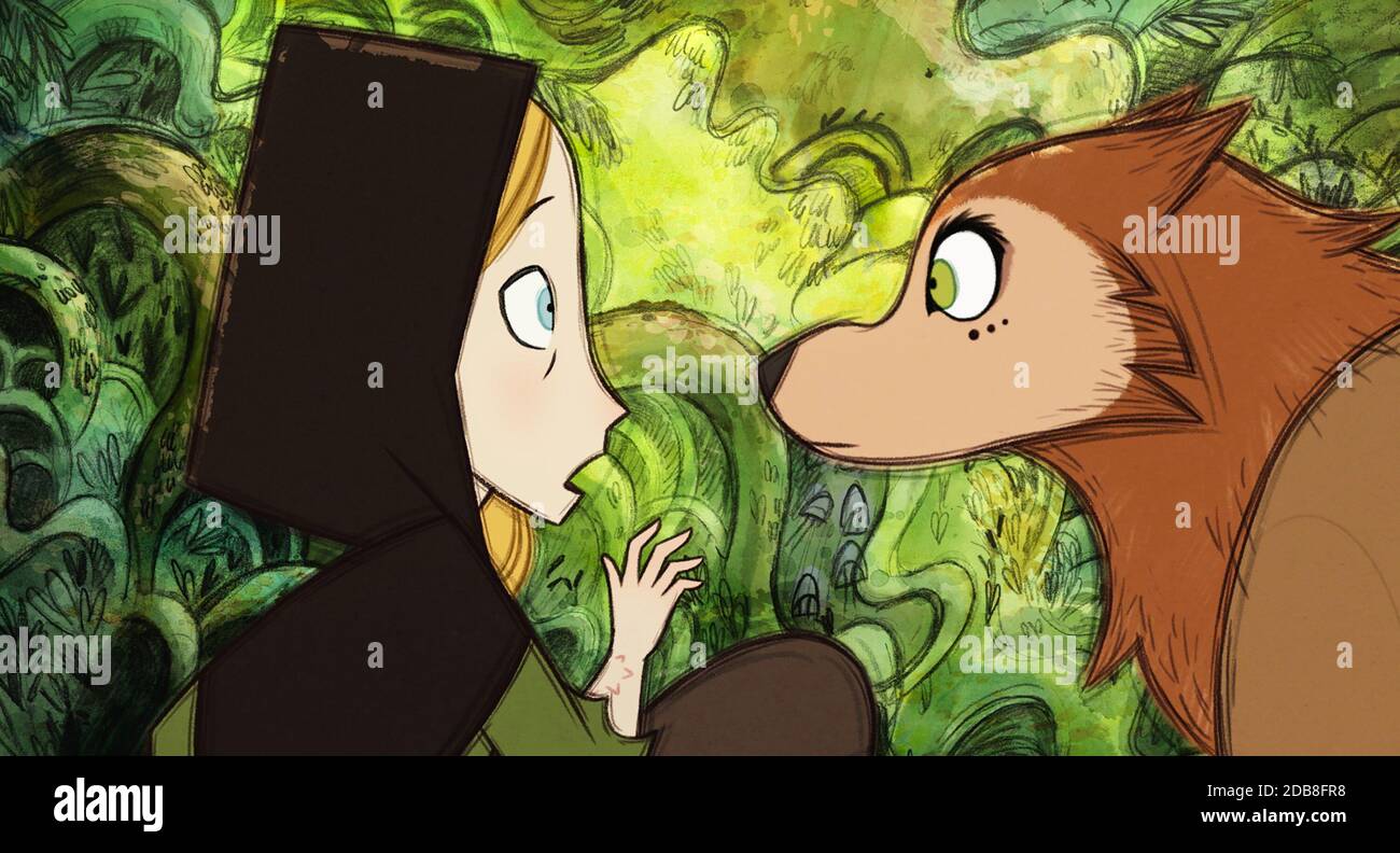 WOLFWALKERS, from left: Robyn Goodfellowe (voice: Honor Kneafsey), Mebh ...