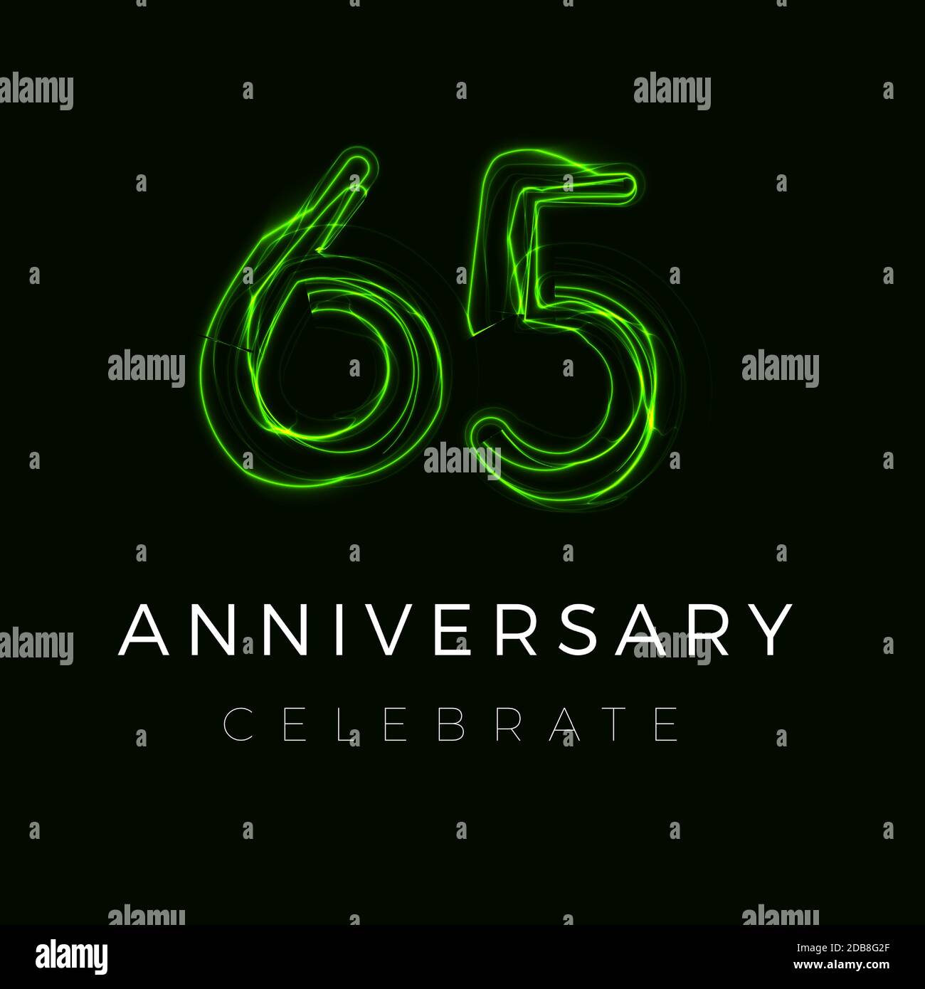 sixty five Anniversary poster for party. 65 years sign. 65th birthday ...