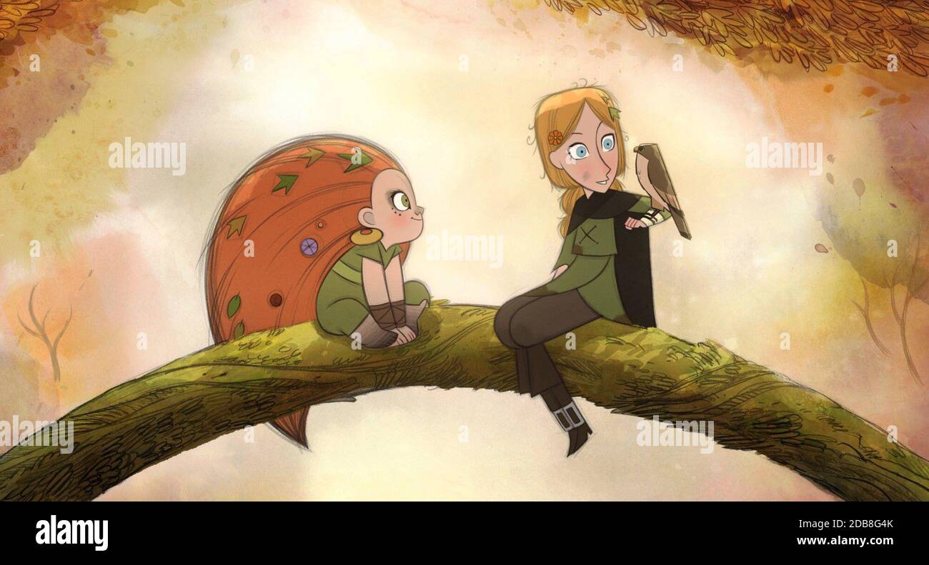 WOLFWALKERS, from left: Mebh Og Mactire (voice: Eva Whittaker), Robyn ...