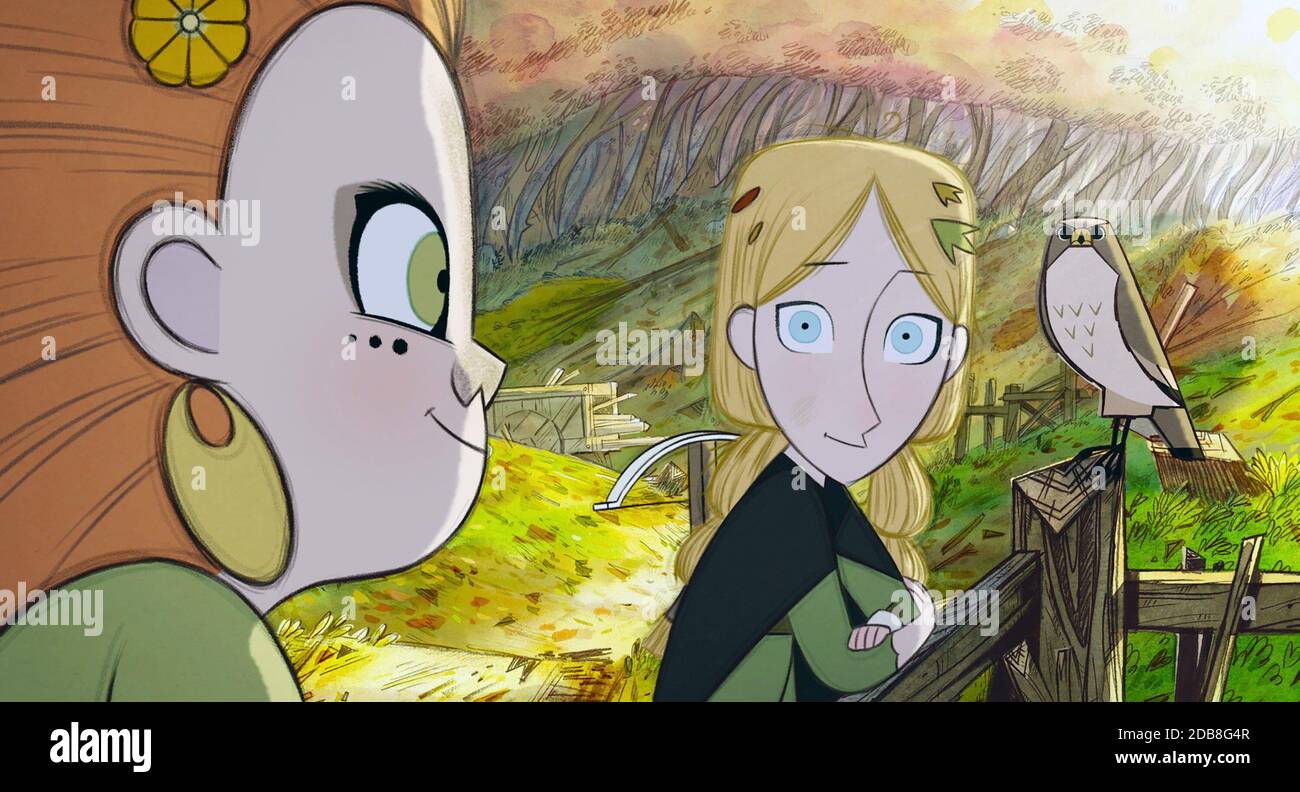 WOLFWALKERS, from left: Mebh Og Mactire (voice: Eva Whittaker), Robyn ...