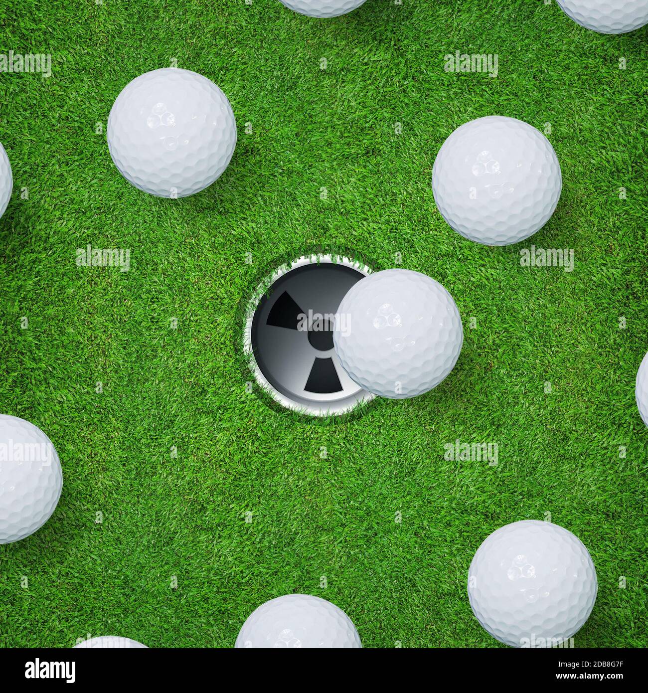 Golf Course Green Background