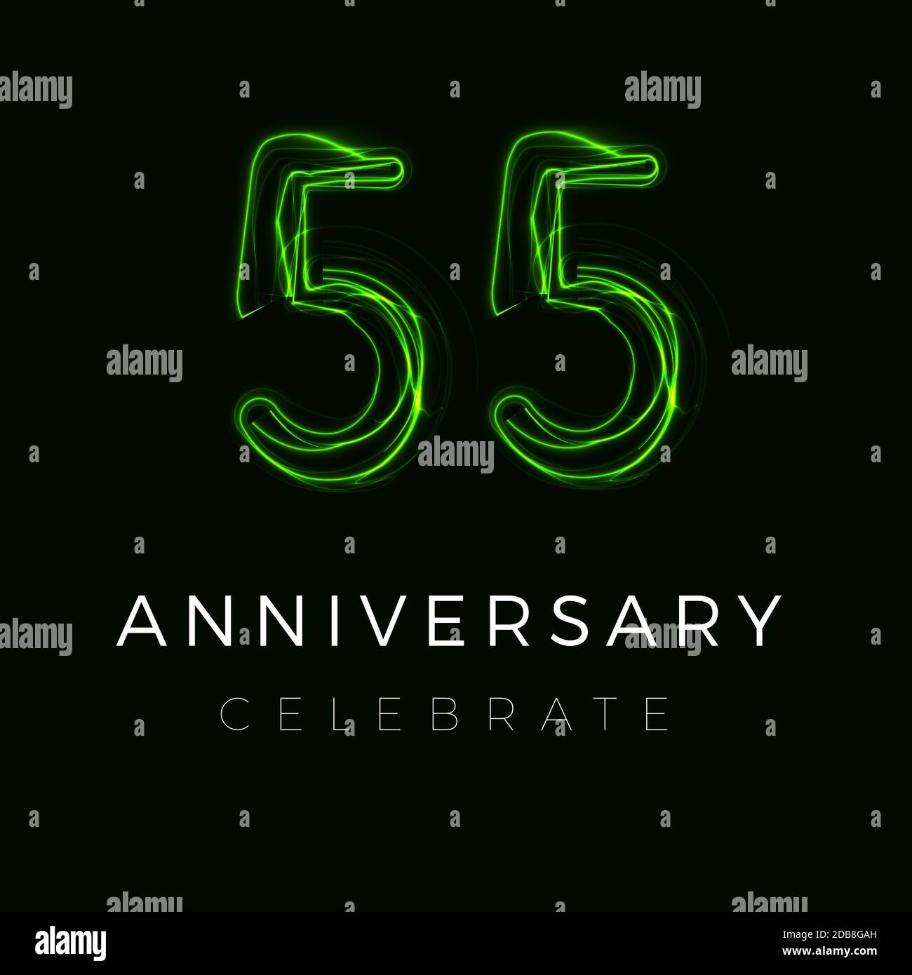 fifty five, fifty fifth Anniversary poster for party. 55 years sign ...