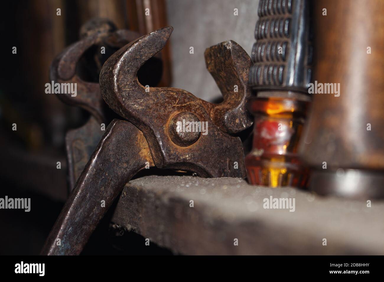 Worn tools hi-res stock photography and images - Alamy