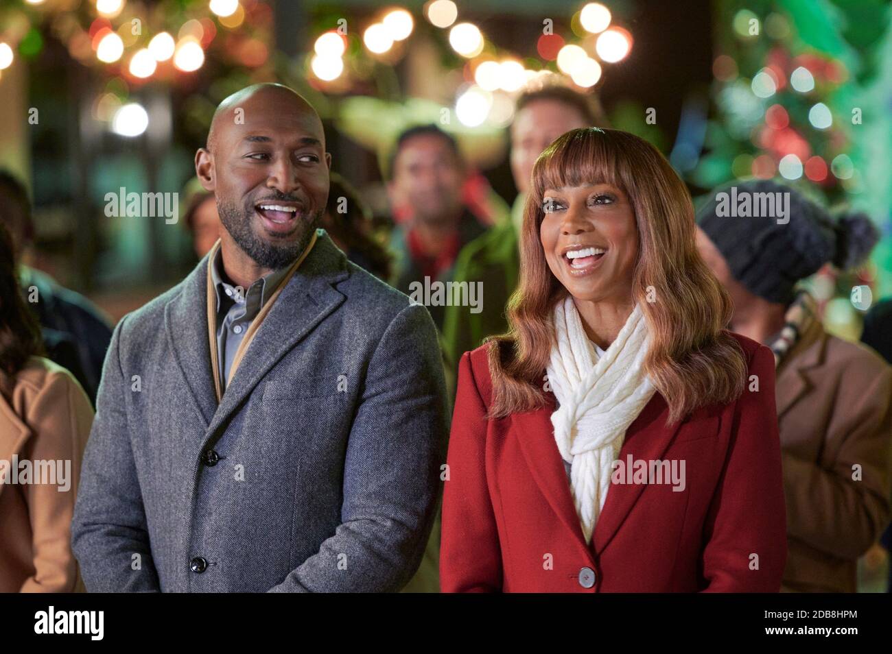 THE CHRISTMAS DOCTOR, from left: Adrian Holmes, Holly Robinson Peete ...