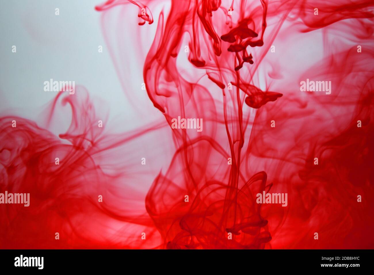 Food red Coloring in Water Abstract Texture Stock Photo - Alamy