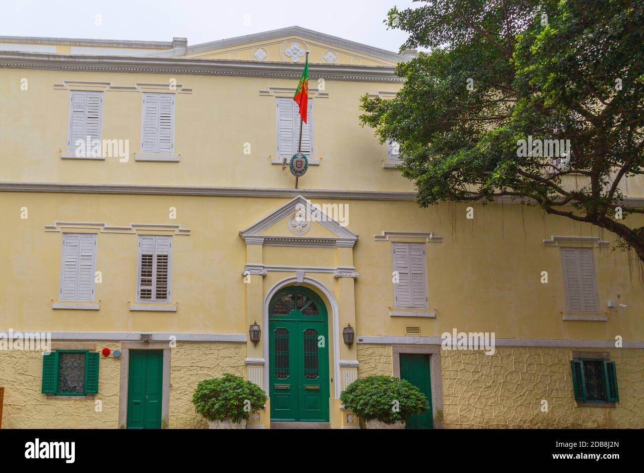 Portuguese Consulate in Macau China Stock Photo - Alamy