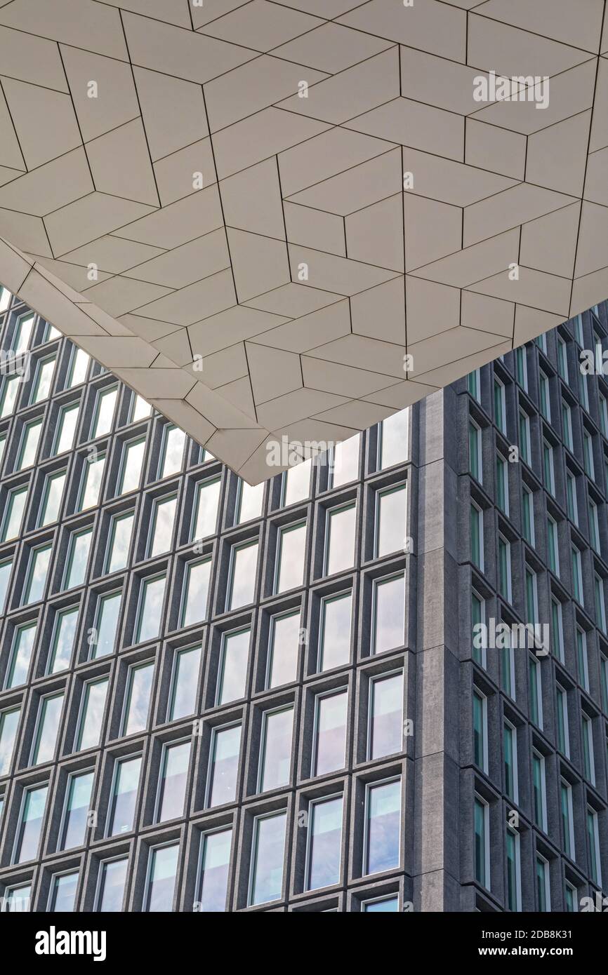 Triangular Shape Building and Skyscraper in Amsterdam Stock Photo - Alamy