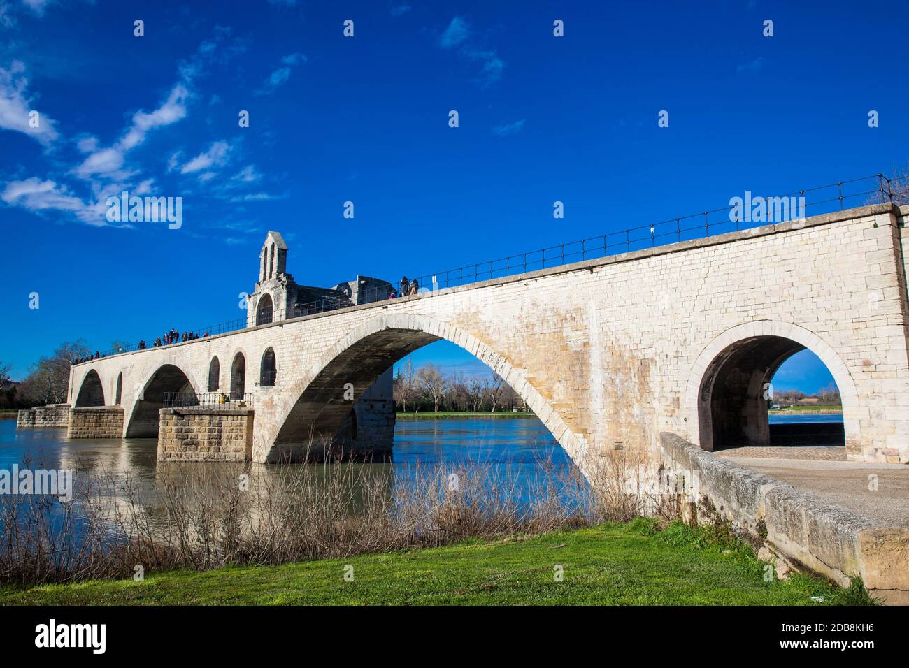 AVIGNON, FRANCE - MARCH, 2018: Famous Avignon Bridge also called Pont ...
