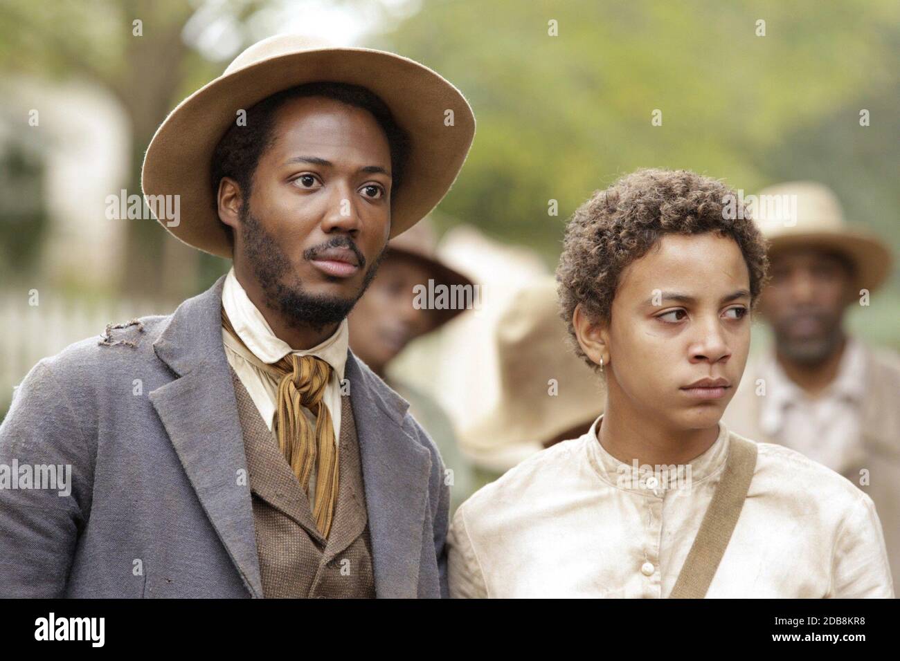 THE GOOD LORD BIRD, from left: Hubert Point-Du Jour, Joshua Caleb Johnson, Jesus is Walkin ...