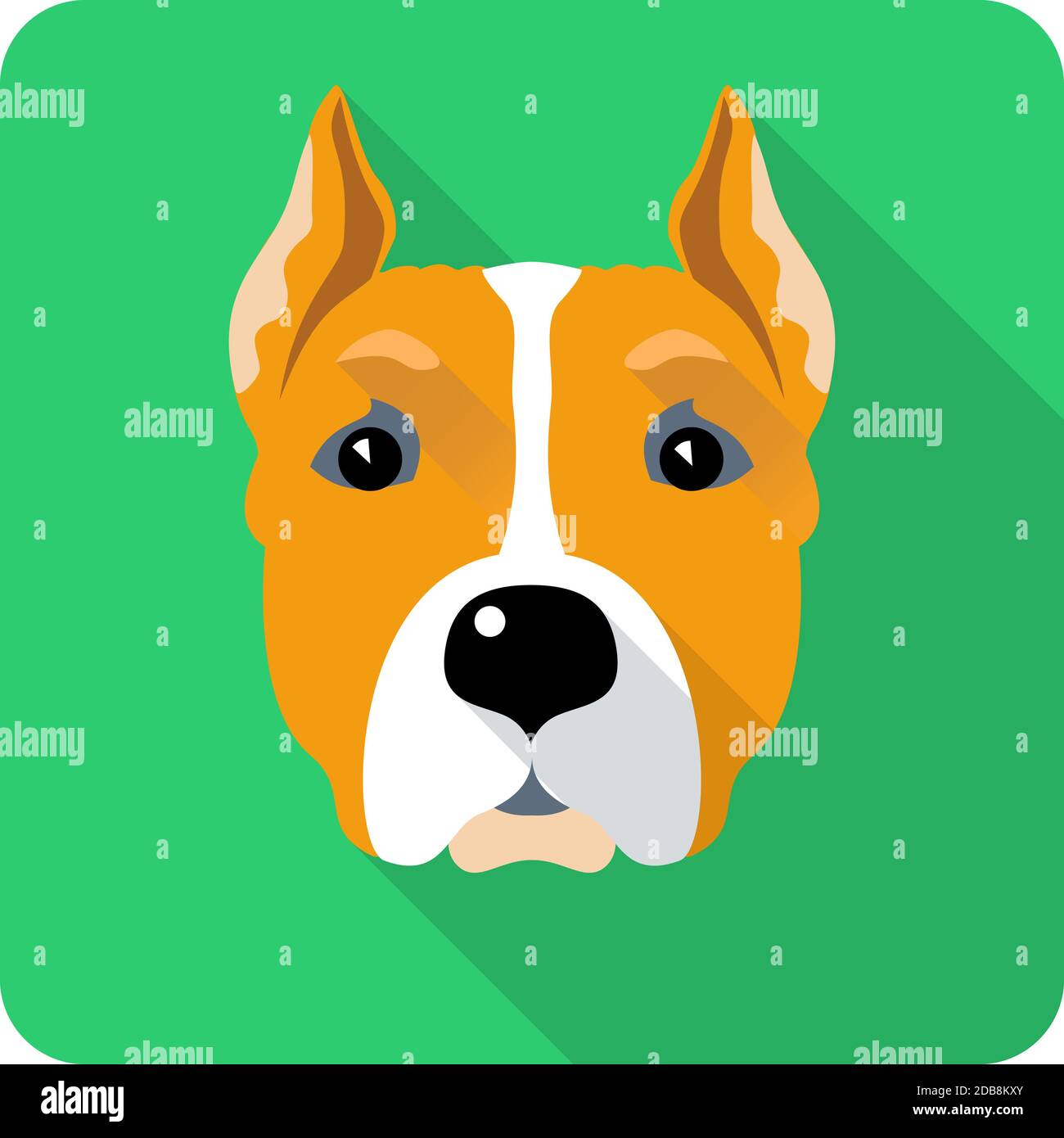 Staffordshire terrier drawing hi-res stock photography and images - Alamy