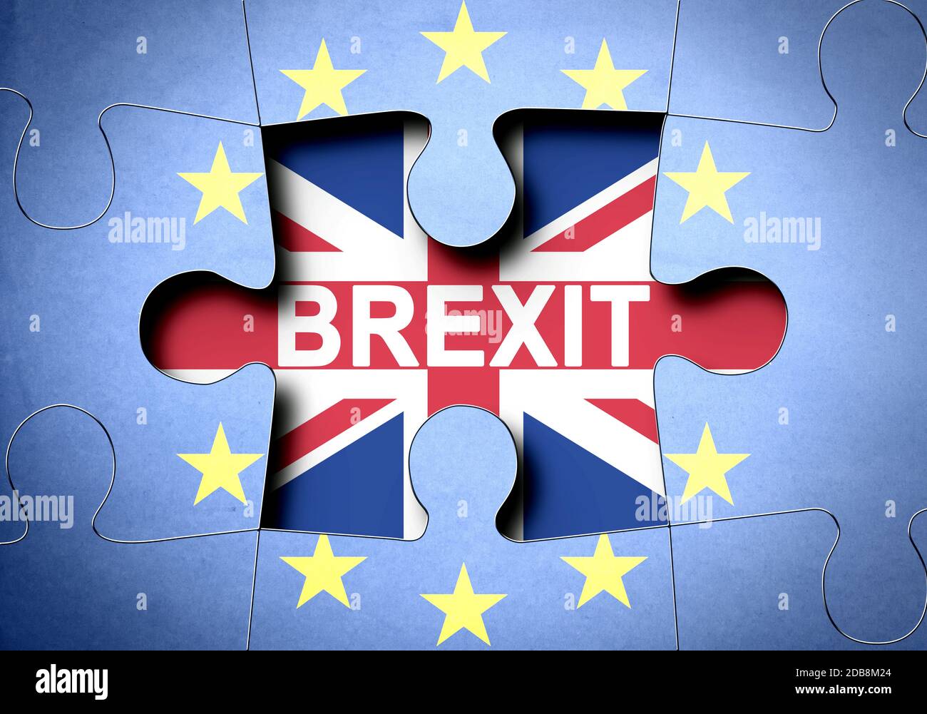 Vote for United Kingdom exit concept Stock Photo - Alamy