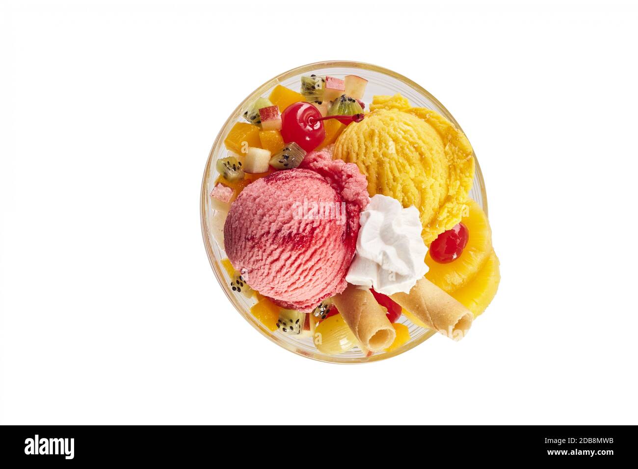Ice Cream Sundae Background