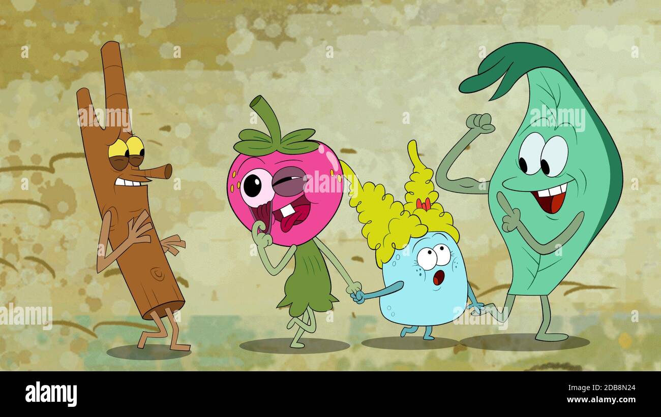 THE MIGHTY ONES, from left: Twig (voice: Josh Brener), Very Berry ...