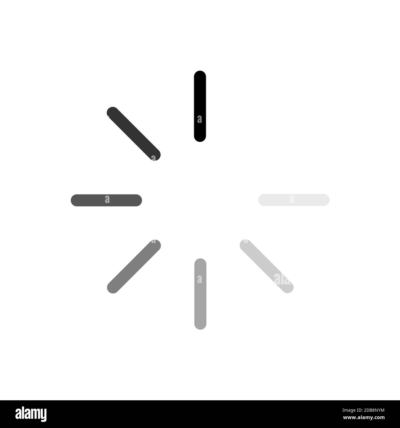 Loading symbol animation Stock Vector Images - Alamy