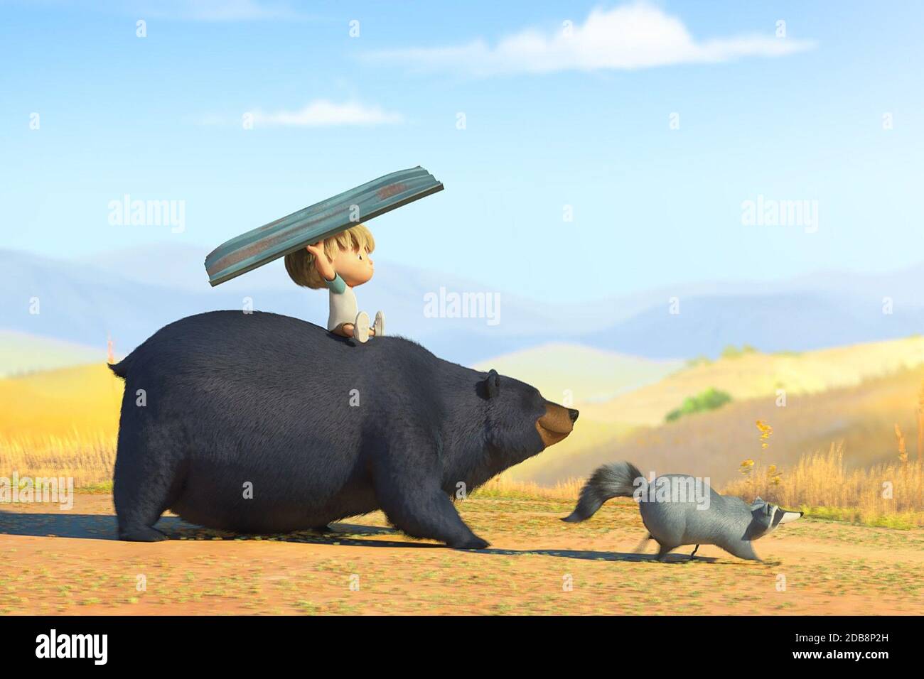 TRASH TRUCK, from left: Hank (voice: Henri Keane) riding Walter (voice ...