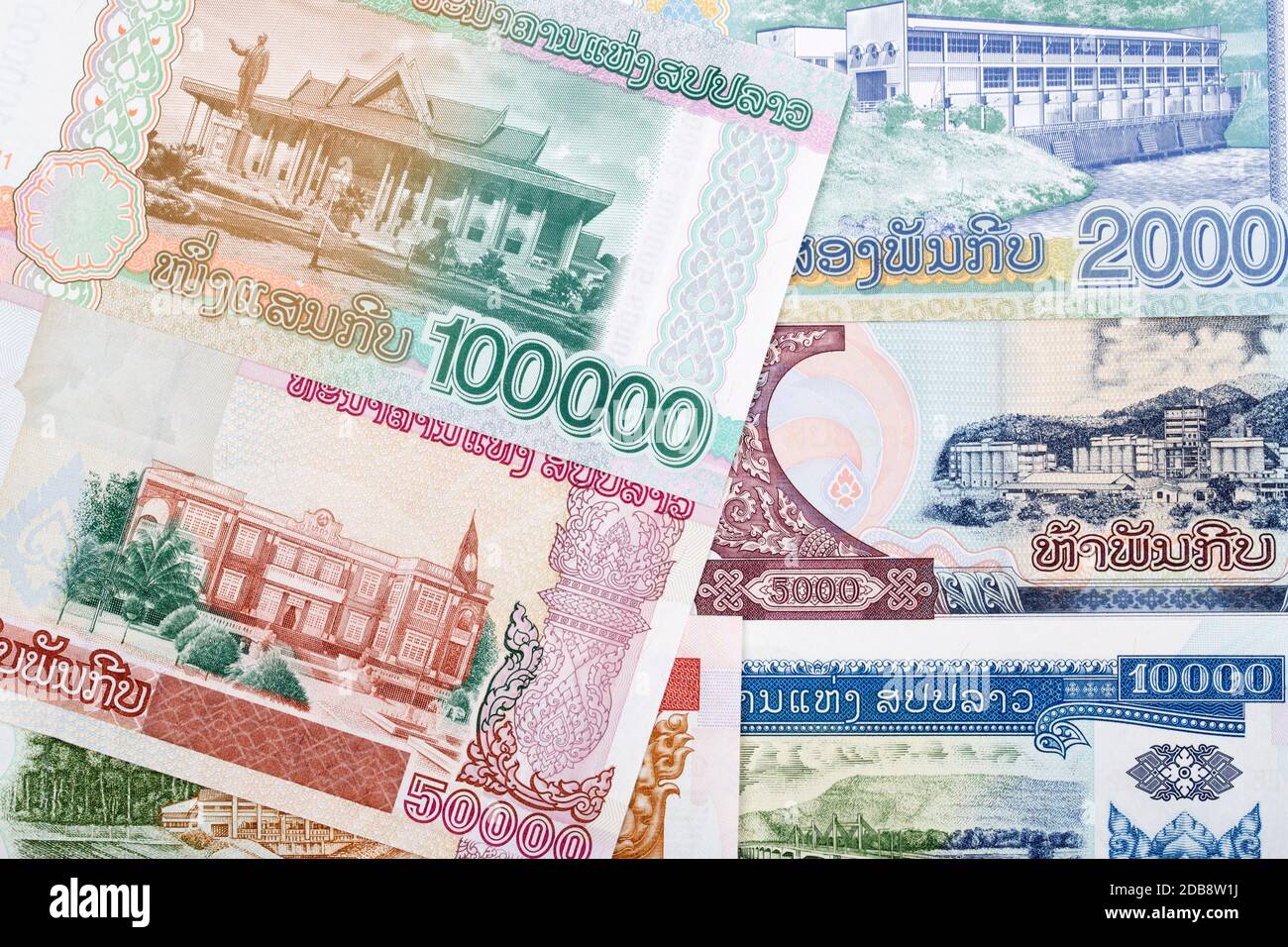 Laos kip money hi-res stock photography and images - Alamy