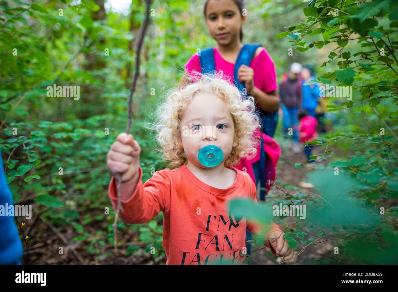 Kids on an adventure Stock Photo - Alamy