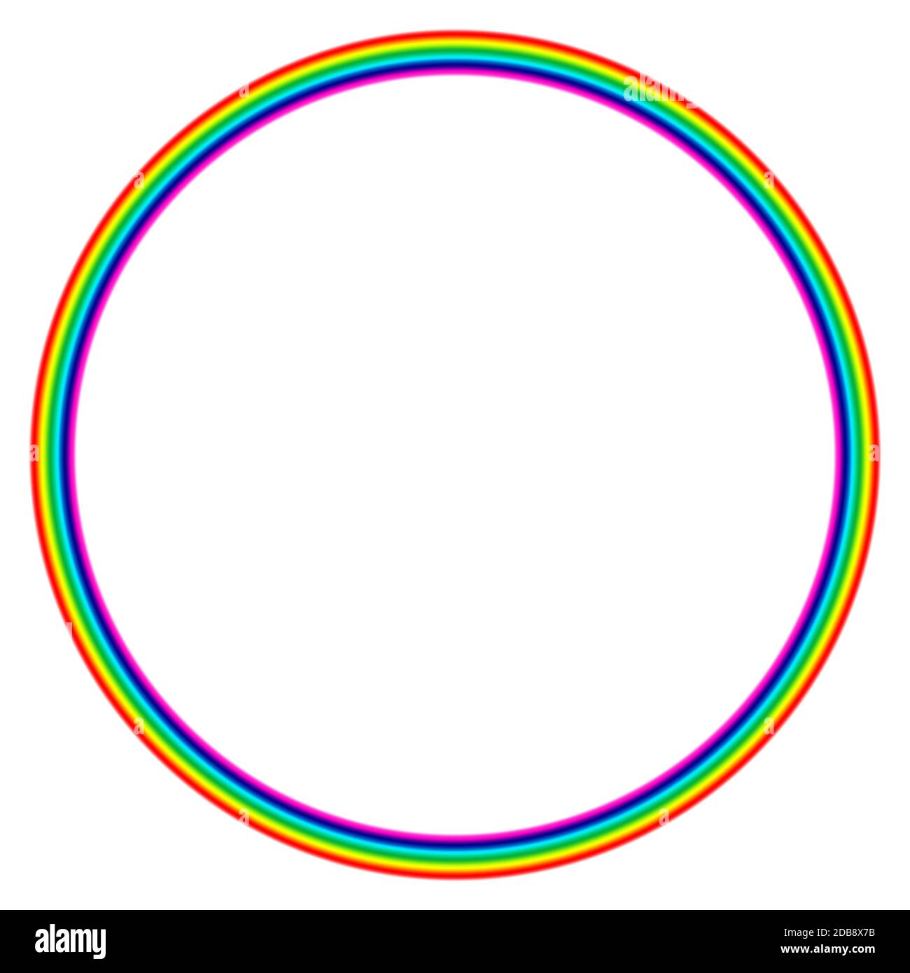 Circle rainbow colored Cut Out Stock Images & Pictures - Alamy