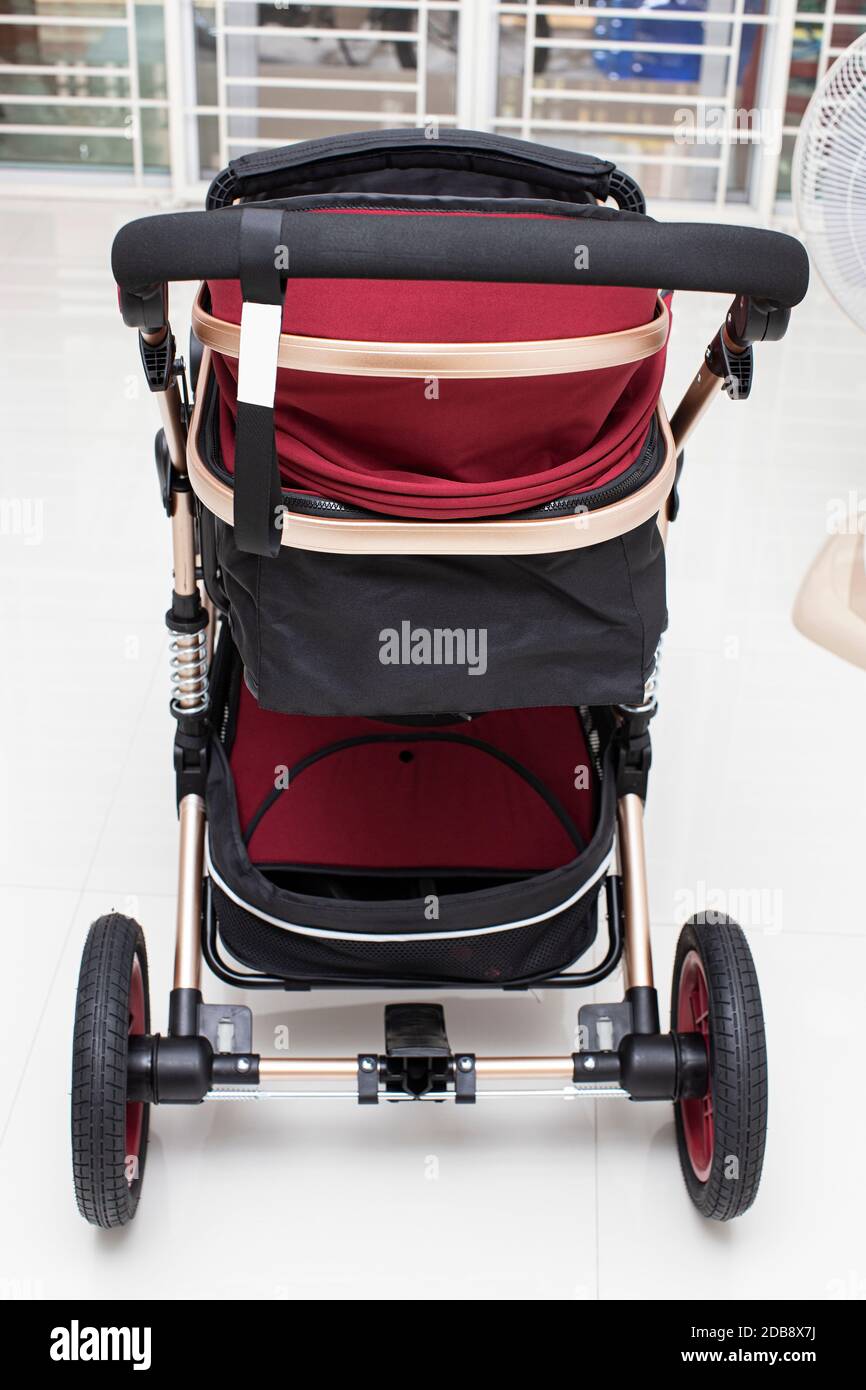 baby stroller newborn modern transport safety design Stock Photo - Alamy
