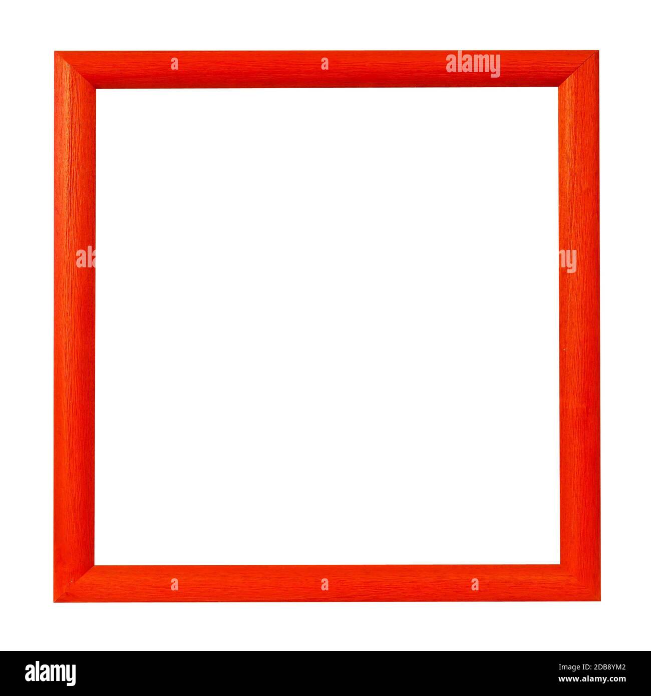 Red photo frame isolated included clipping path hi-res stock ...