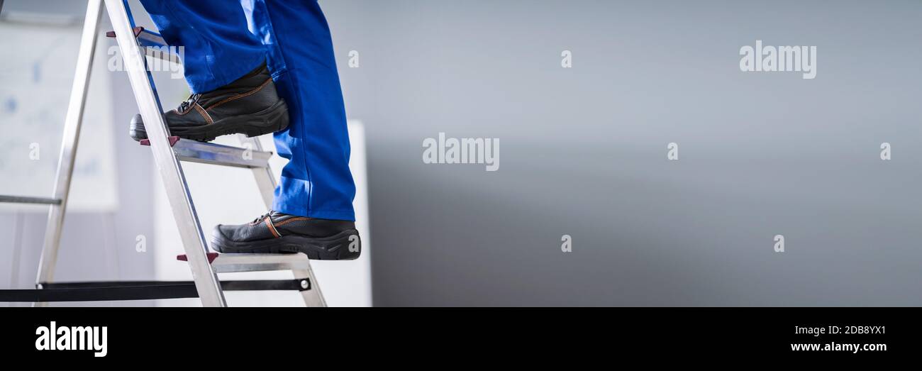 Safety step feet hi-res stock photography and images - Alamy