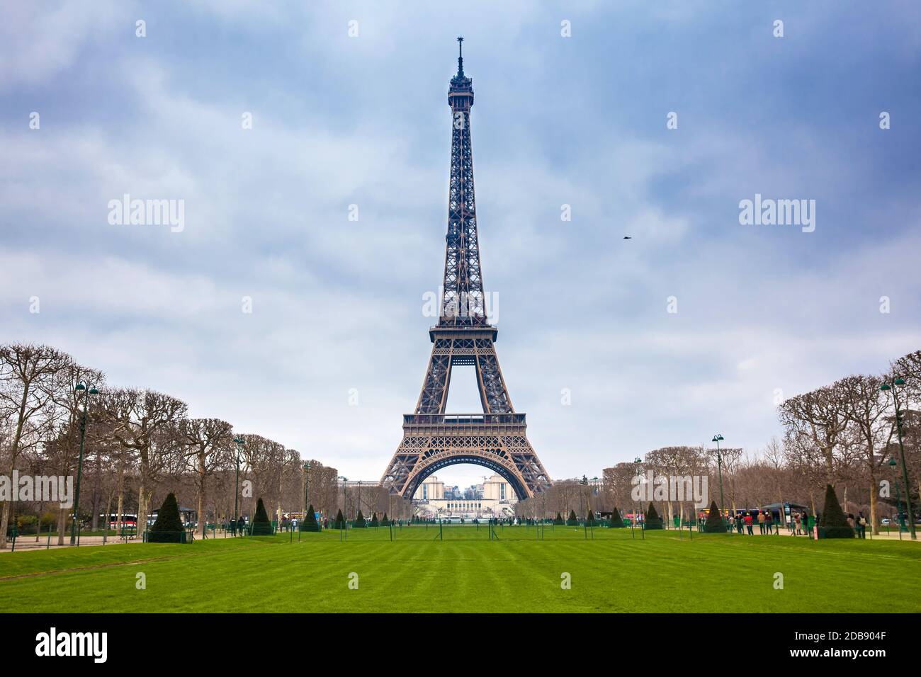 The famous Tour Eiffel at the end of winter Stock Photo - Alamy