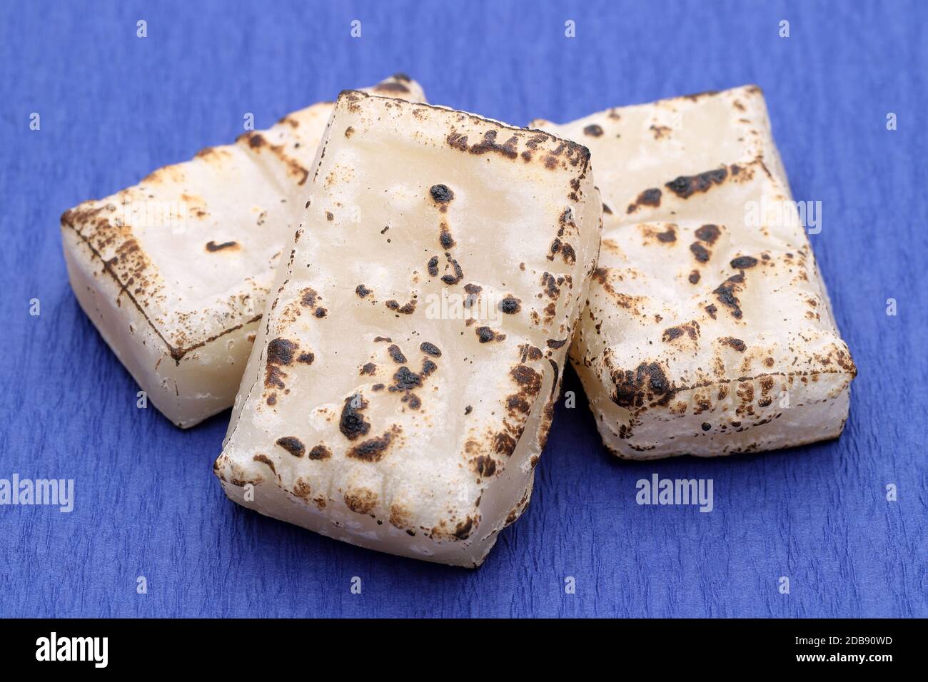 Japanese traditional confectionery, Mochi sweets on table Stock Photo ...