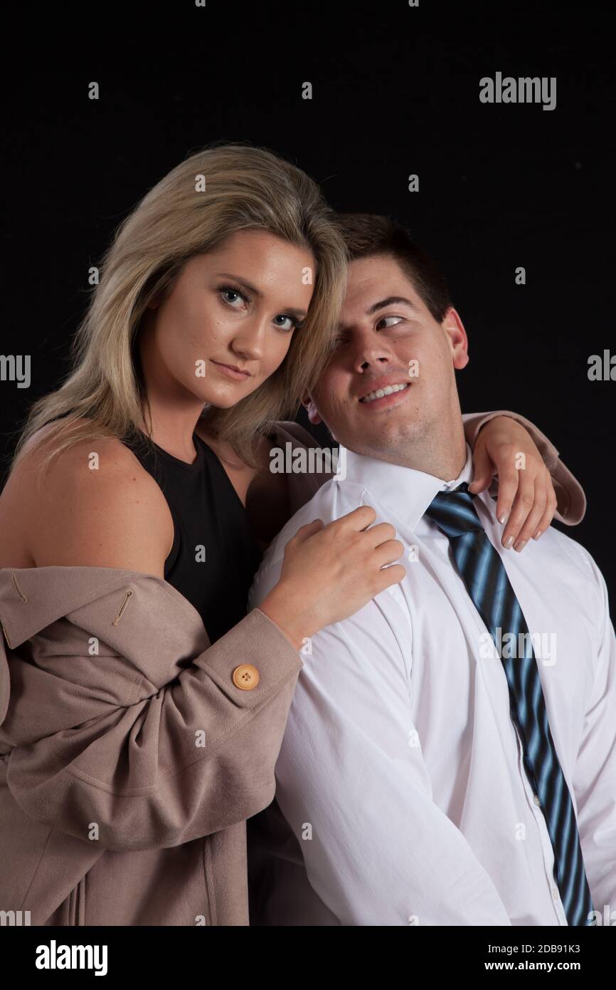 Romantic couple together Stock Photo - Alamy