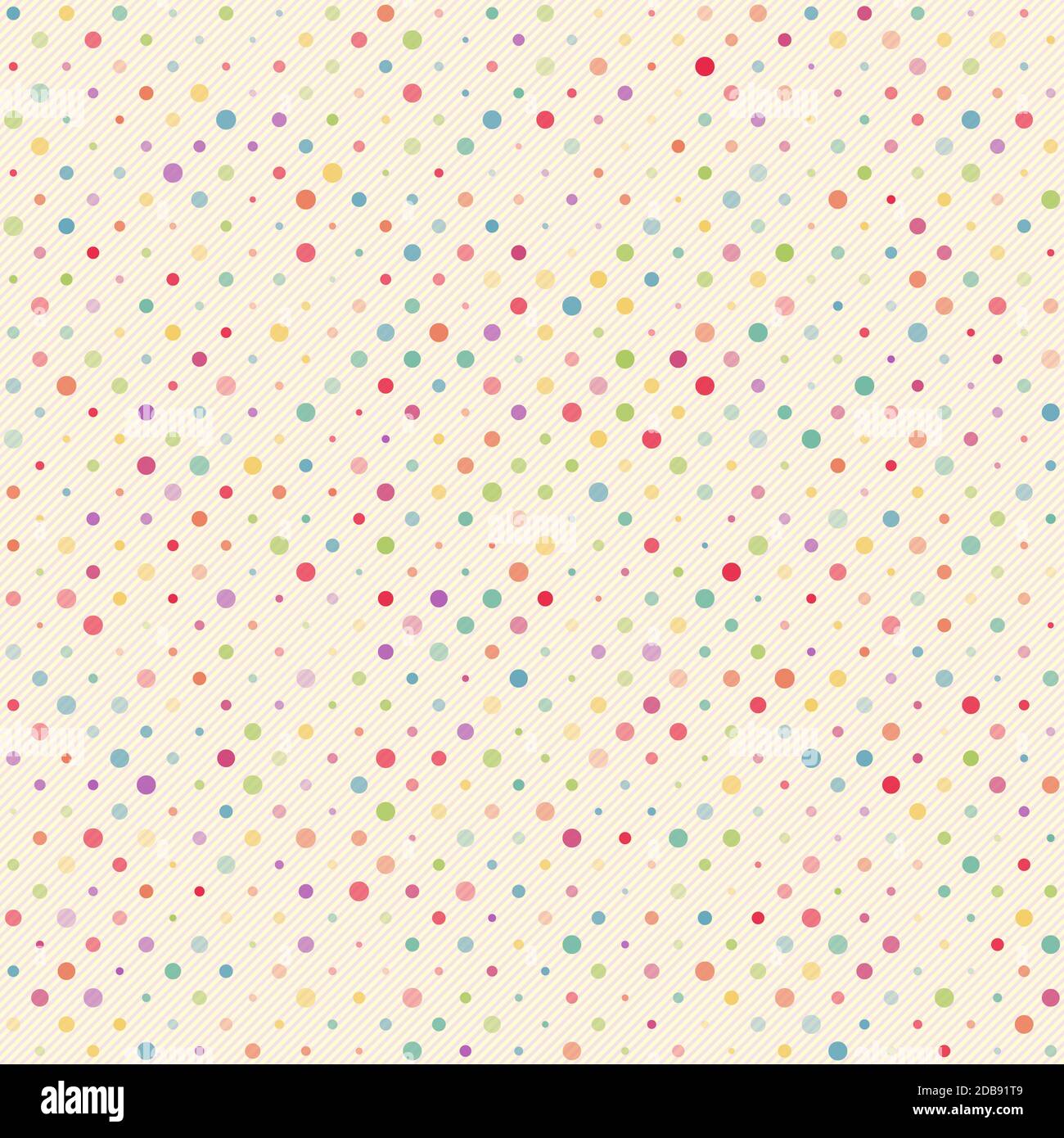 Seamless polka dot with diagonal lines pattern background. Colorful ...