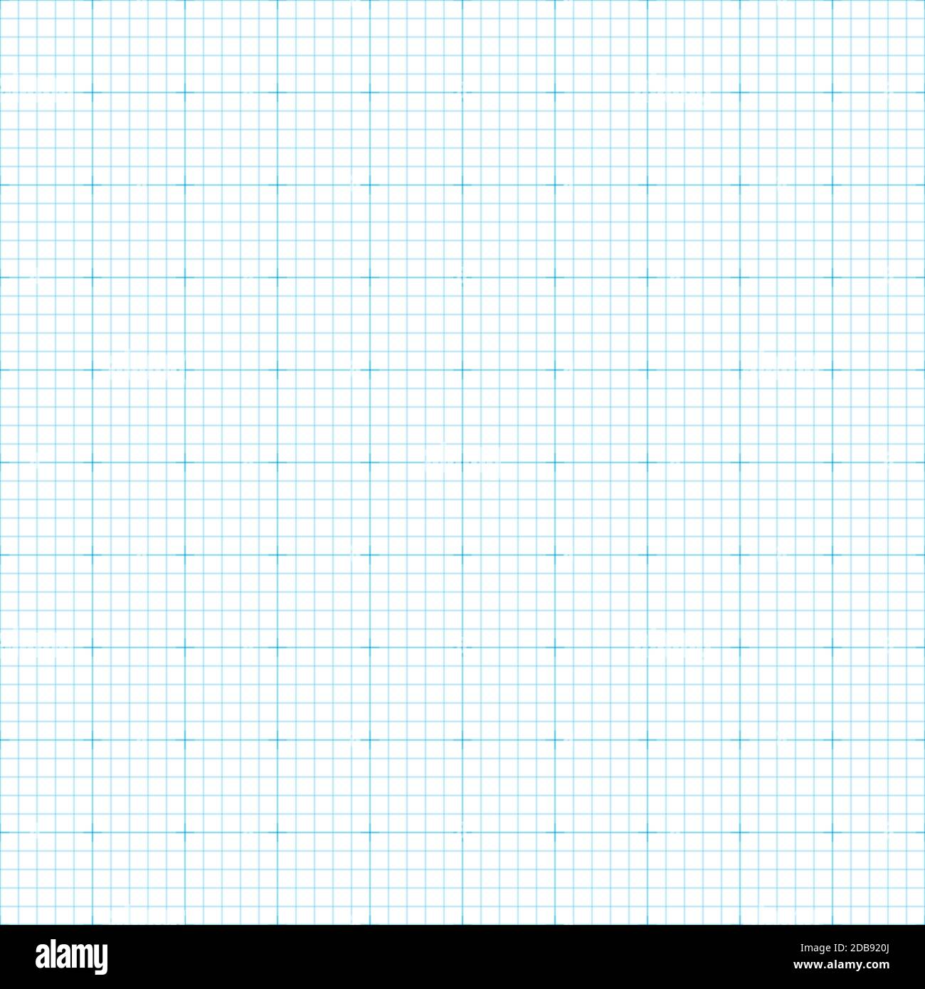 Blue millimeter seamless paper background. Engineering graph, square ...