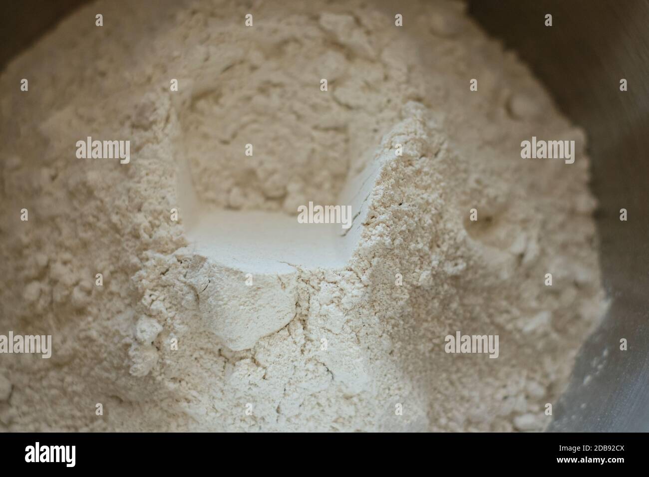 Flour heap close-up Stock Photo - Alamy