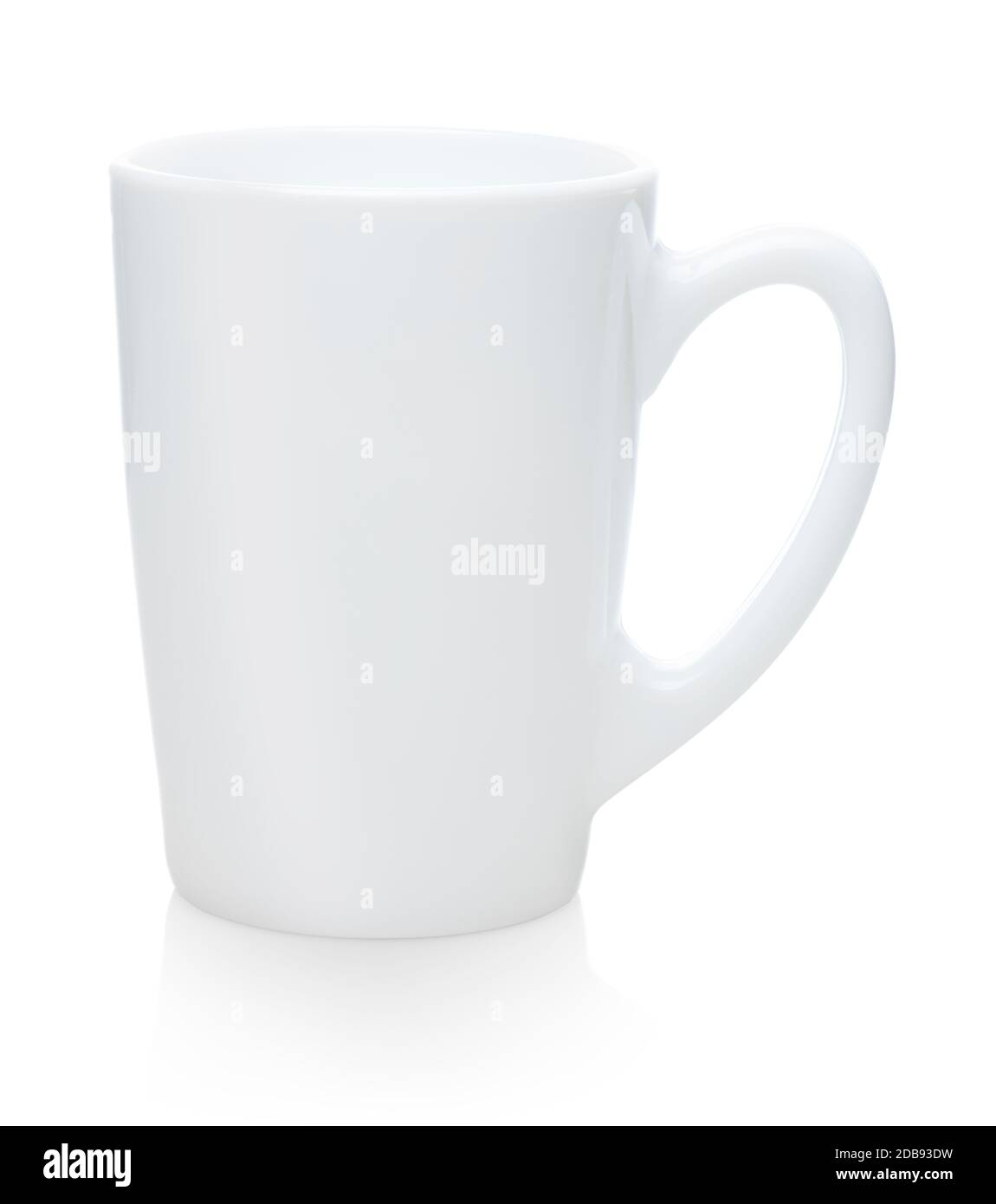 White tea cup isolated on a white background Stock Photo - Alamy