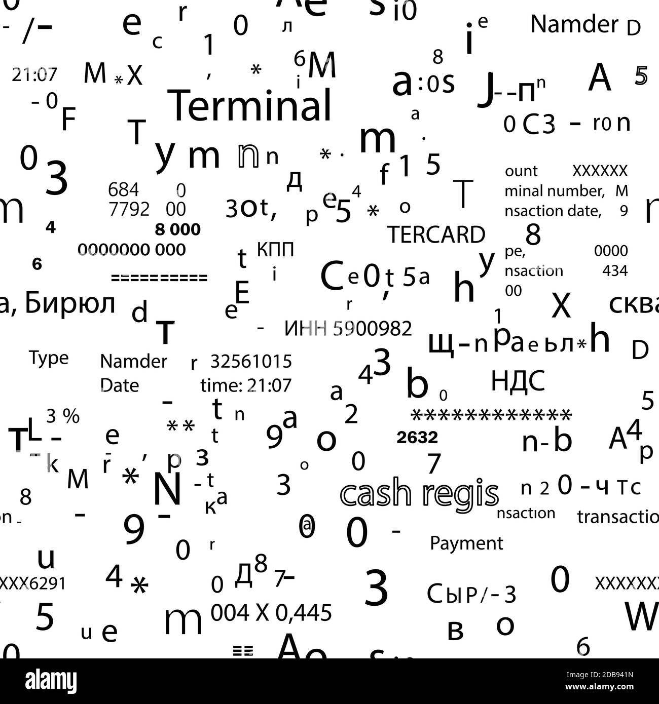 Numbers pattern abstract Stock Vector Images - Alamy