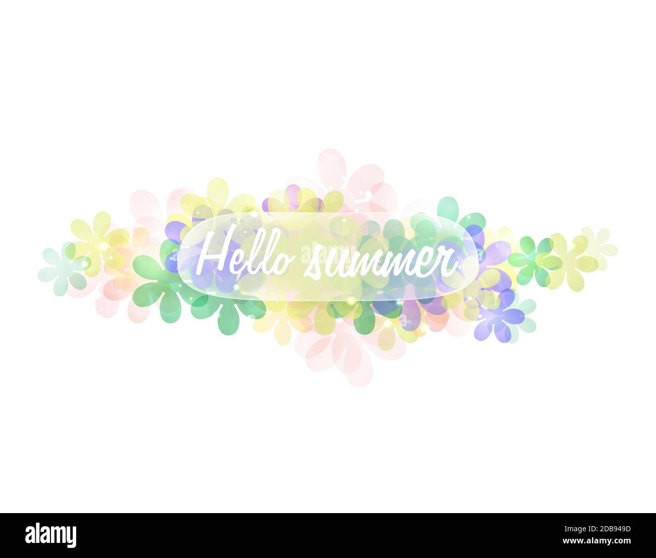 Fantasy light flowers Cut Out Stock Images & Pictures - Alamy