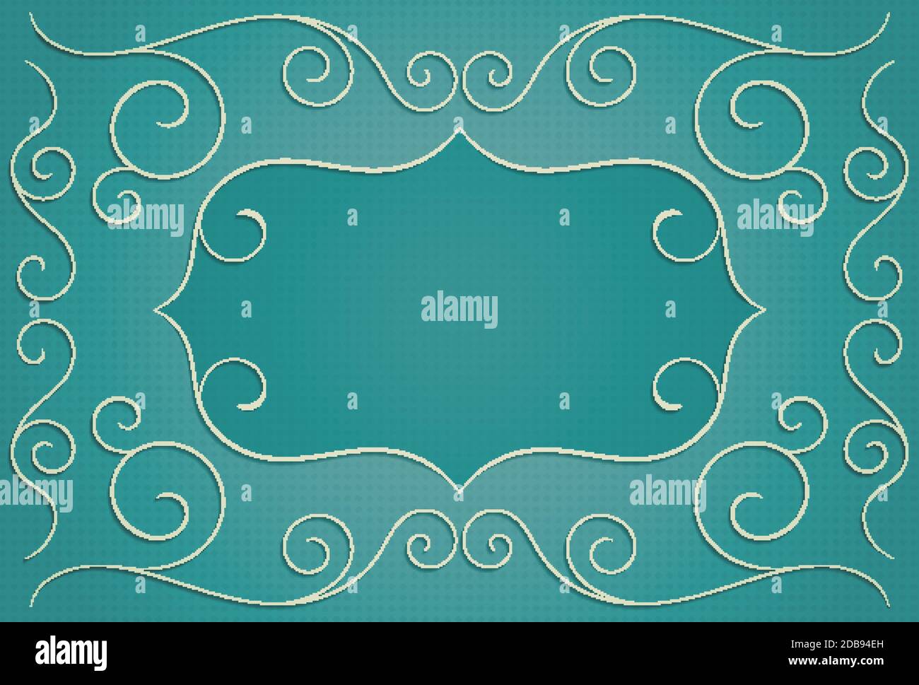 Swirl frame with shadow Stock Vector Image & Art - Alamy
