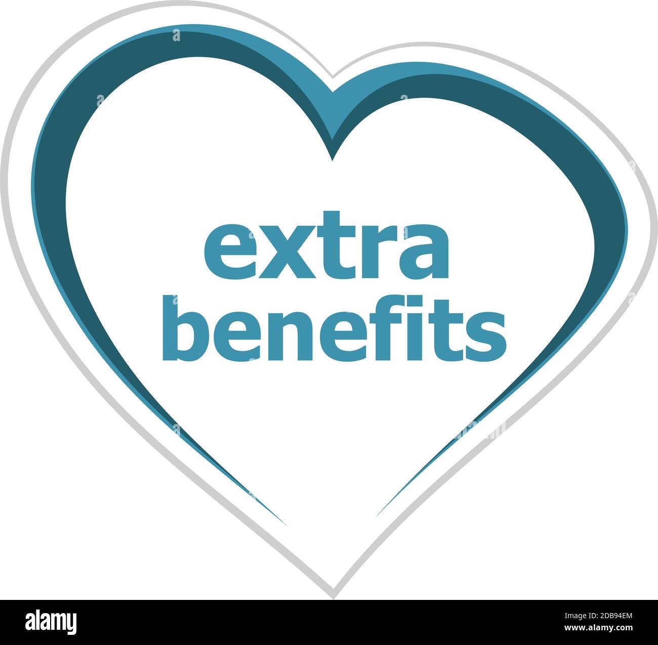 Text Extra Benefits. Business concept Stock Photo - Alamy