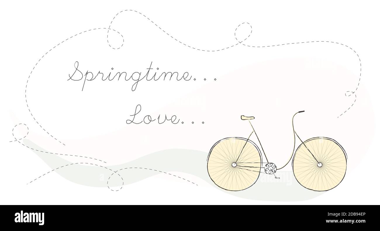 Cartoon vector drawing cycle hi-res stock photography and images - Alamy